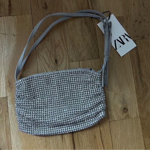 Zara | Bags | Zara Crystal Shoulder Bag | Poshmark